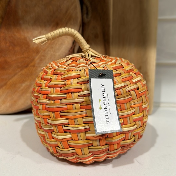 Threshold | Accents | Threshold Woven Rattan Pumpkins Set Of | Poshmark